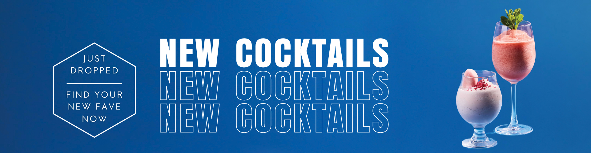 Be At One New Menu | Cocktails near you