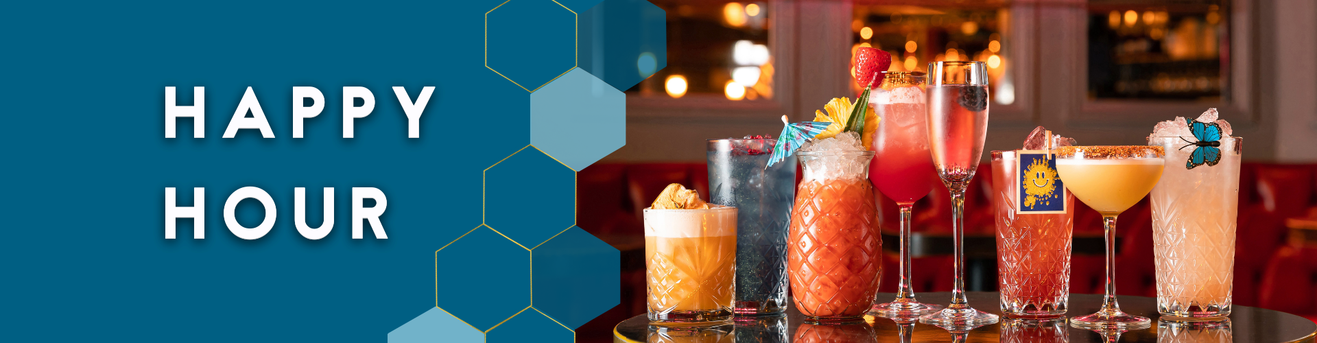 Be at One Happy Hour | Enjoy 2-4-1 Cocktails