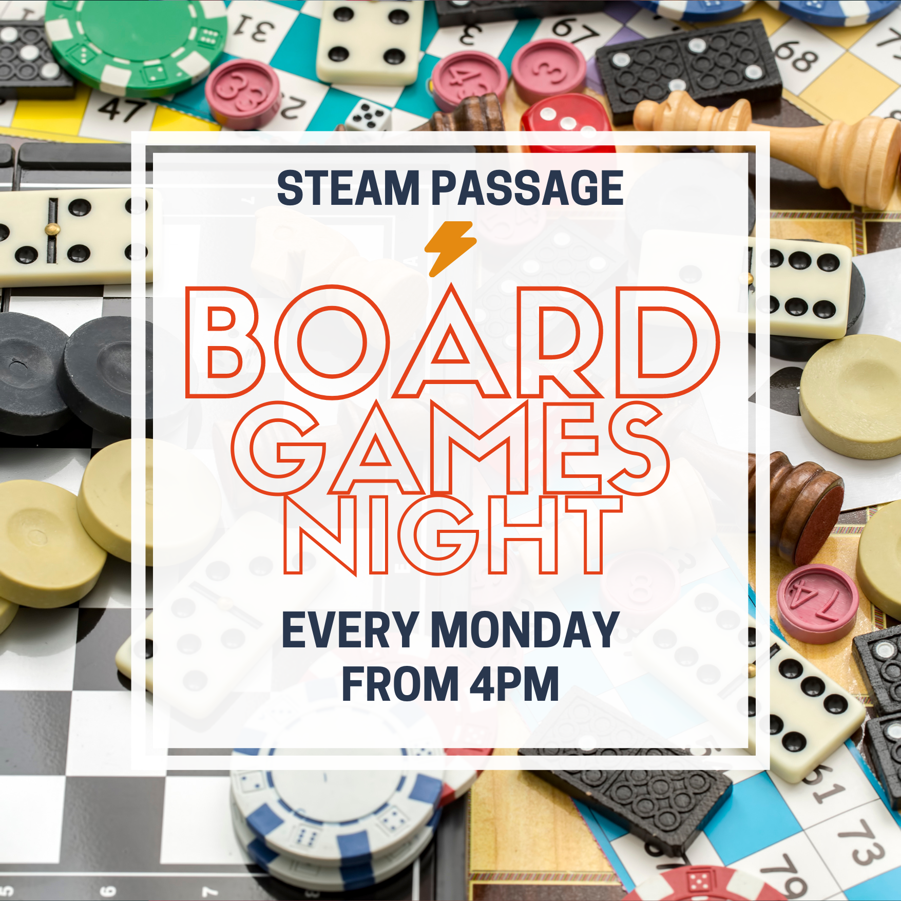 Games Night, Monday 17th February - Steam Passage London - Islington