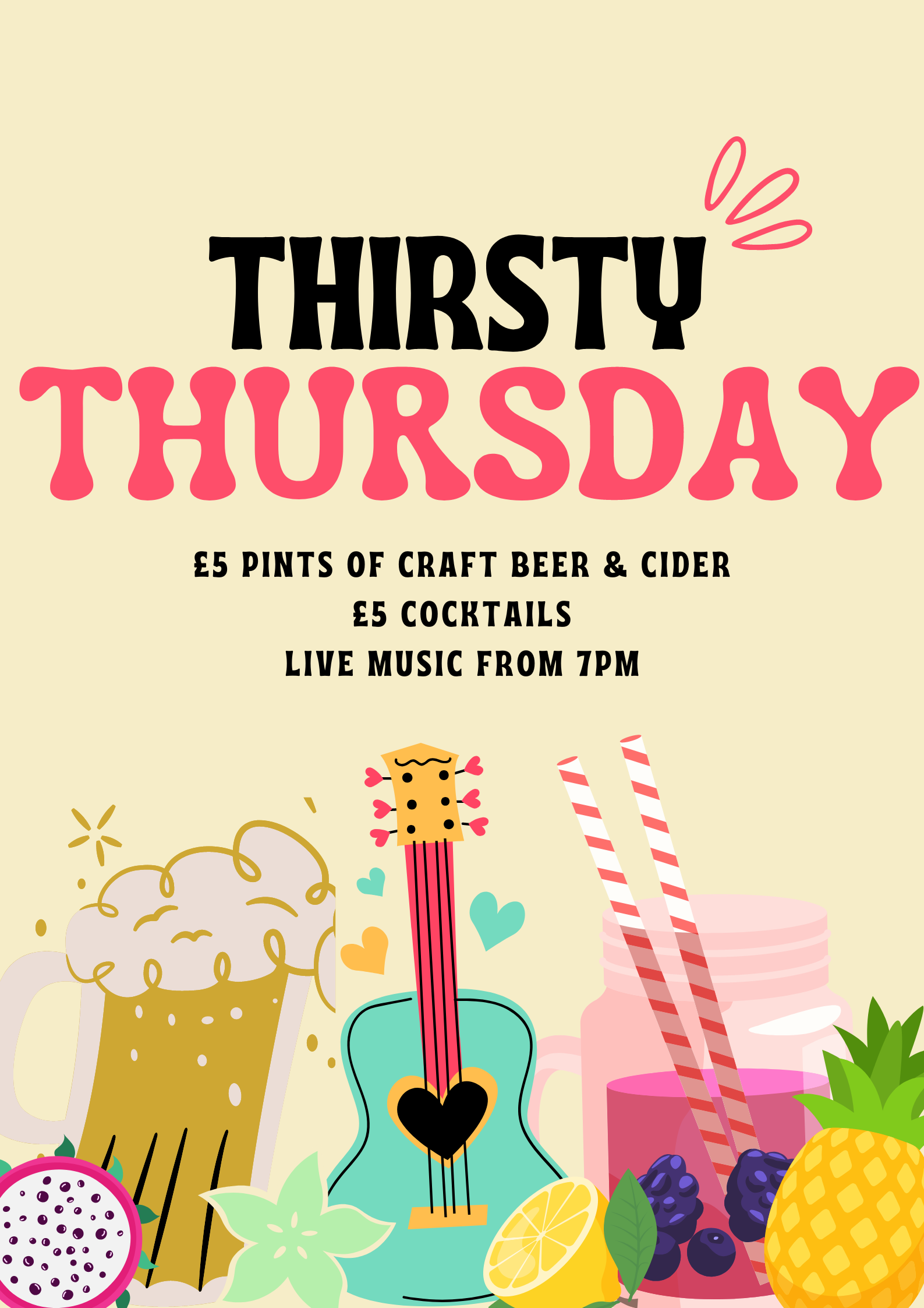 Thirsty Thursday Poster