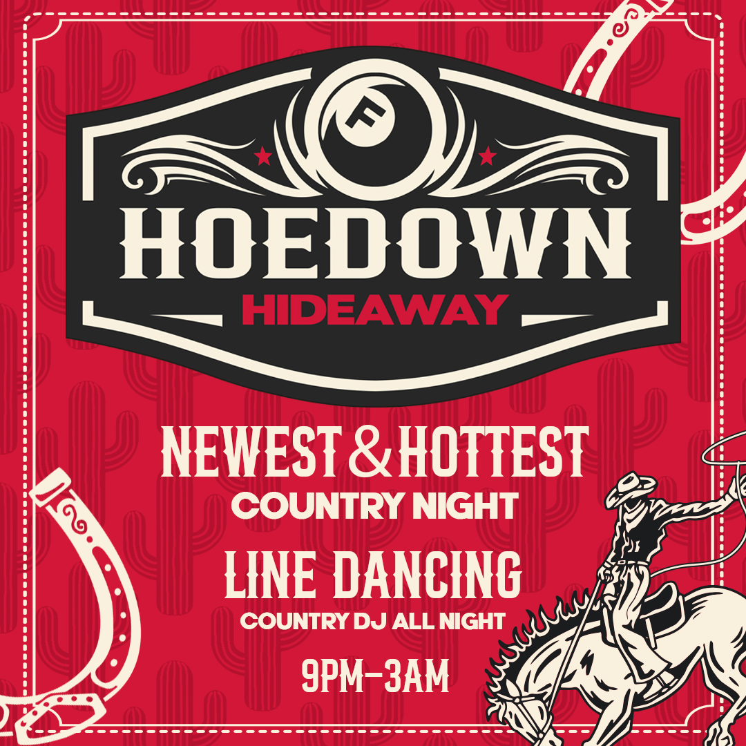 Hoedown Hideaway Fridays , Friday 9th August - Felson's Bournemouth ...