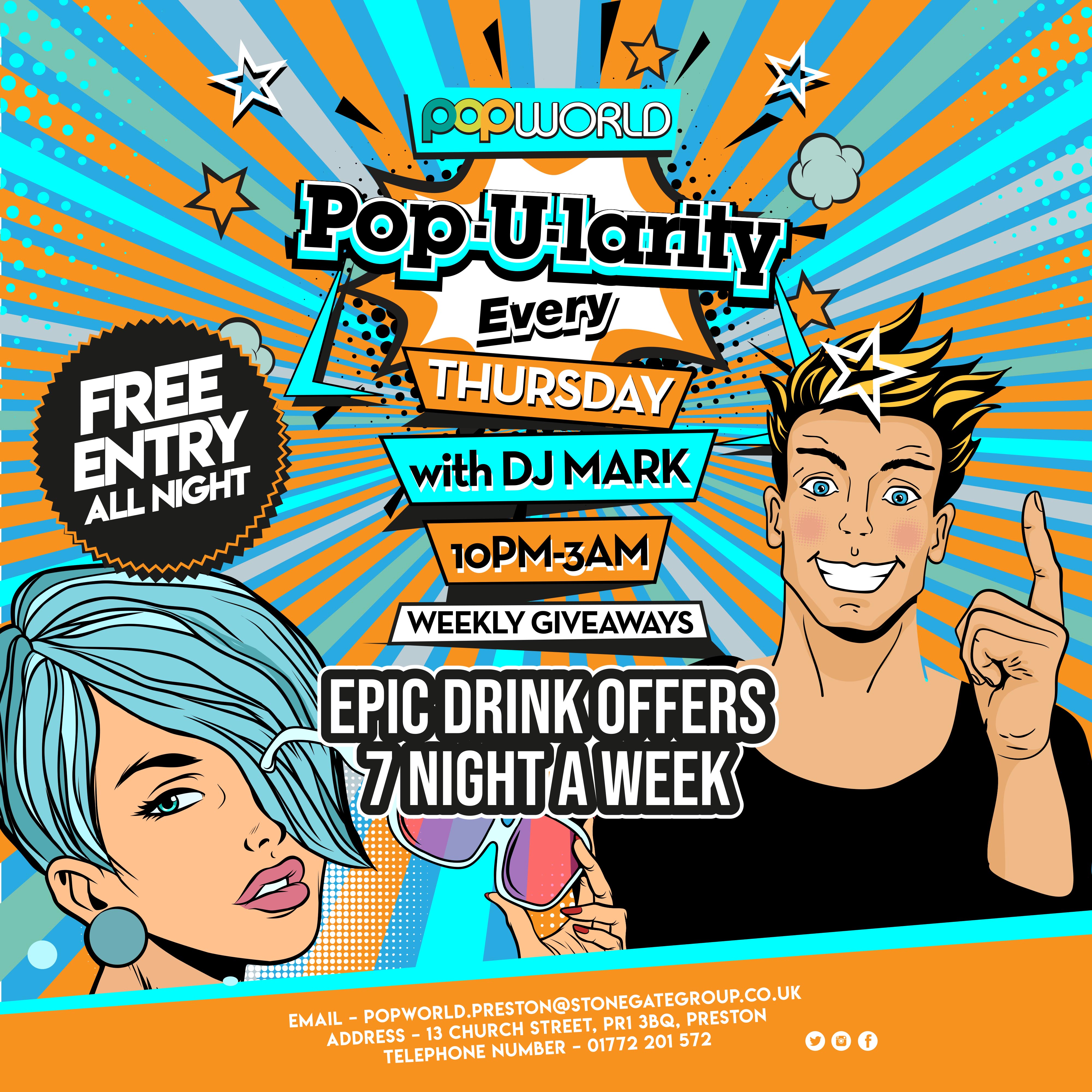 Nightclub in Preston | Popworld Preston