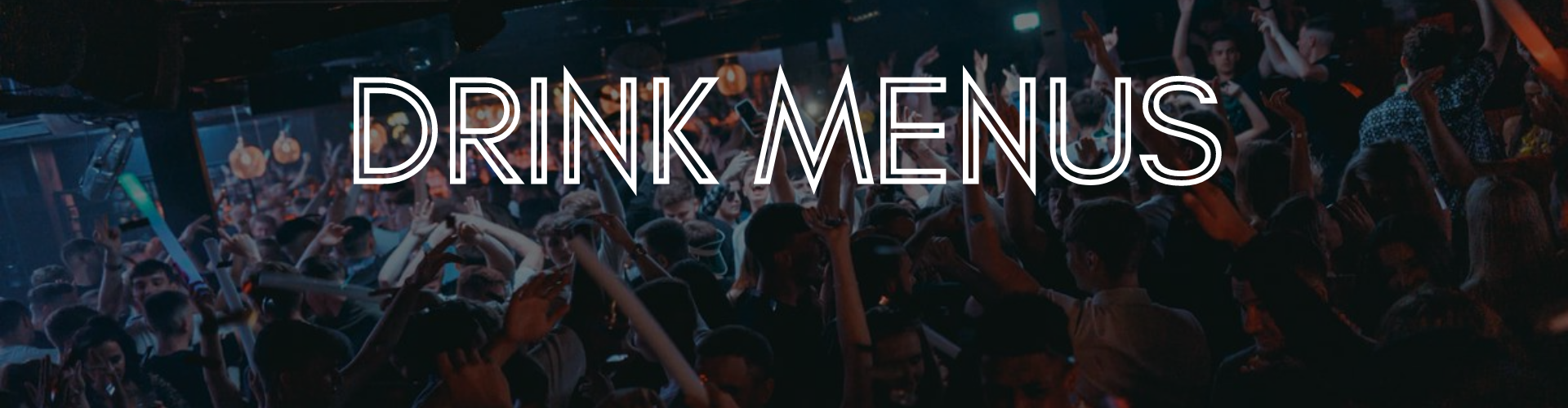 Drink Menus | Rosies Chester